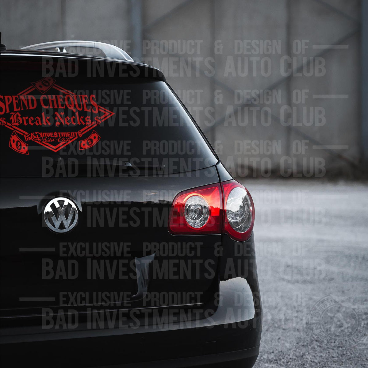 Spend Cheques OG Windshield Banner Vinyl Decal for Automotive ...